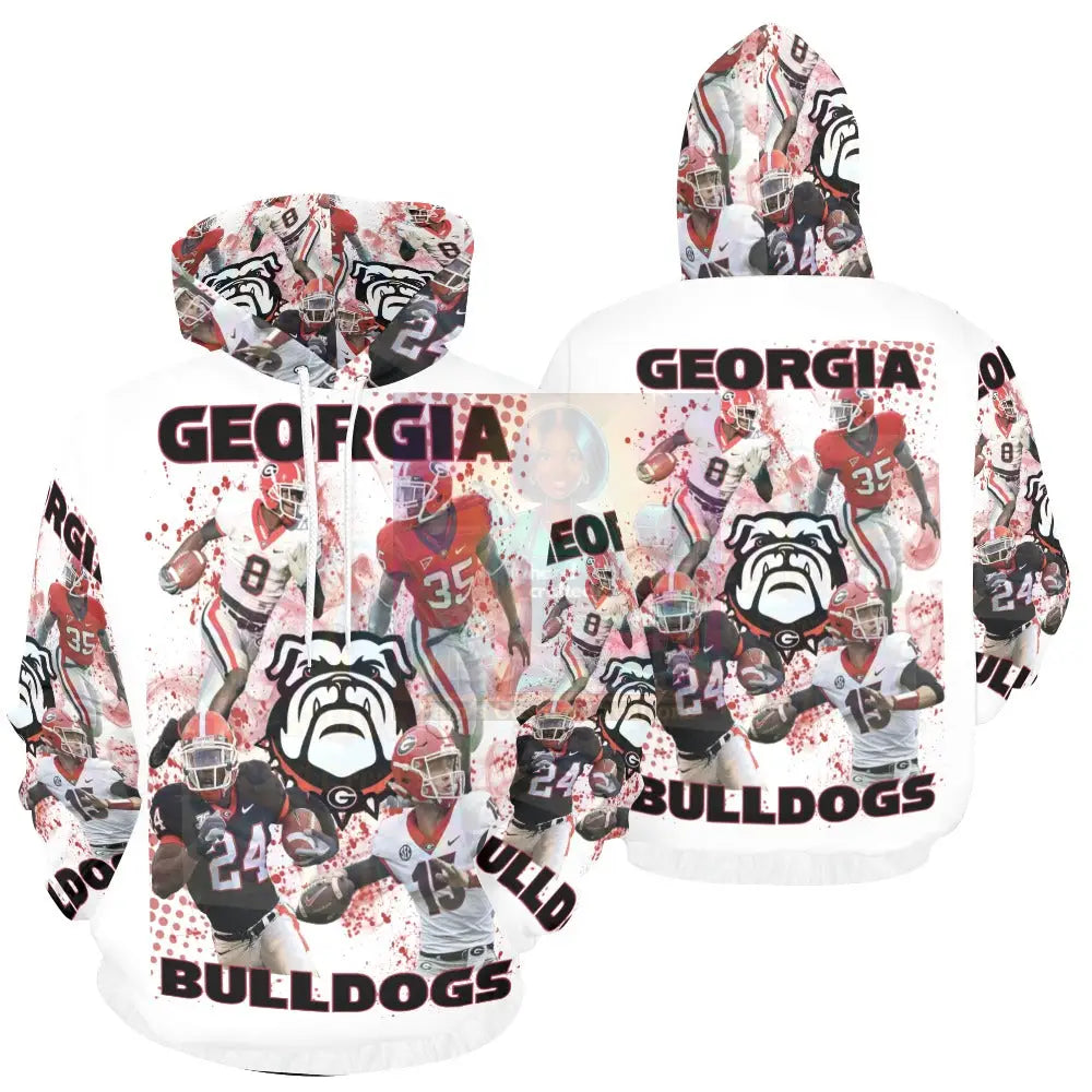 Georgia All Over Hoodie for Men – Pam's Custom Creations